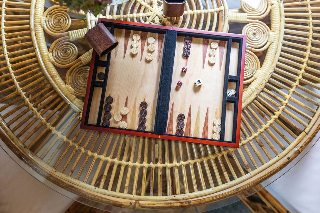 Penelope Game Table and Chairs – Varnish Collection