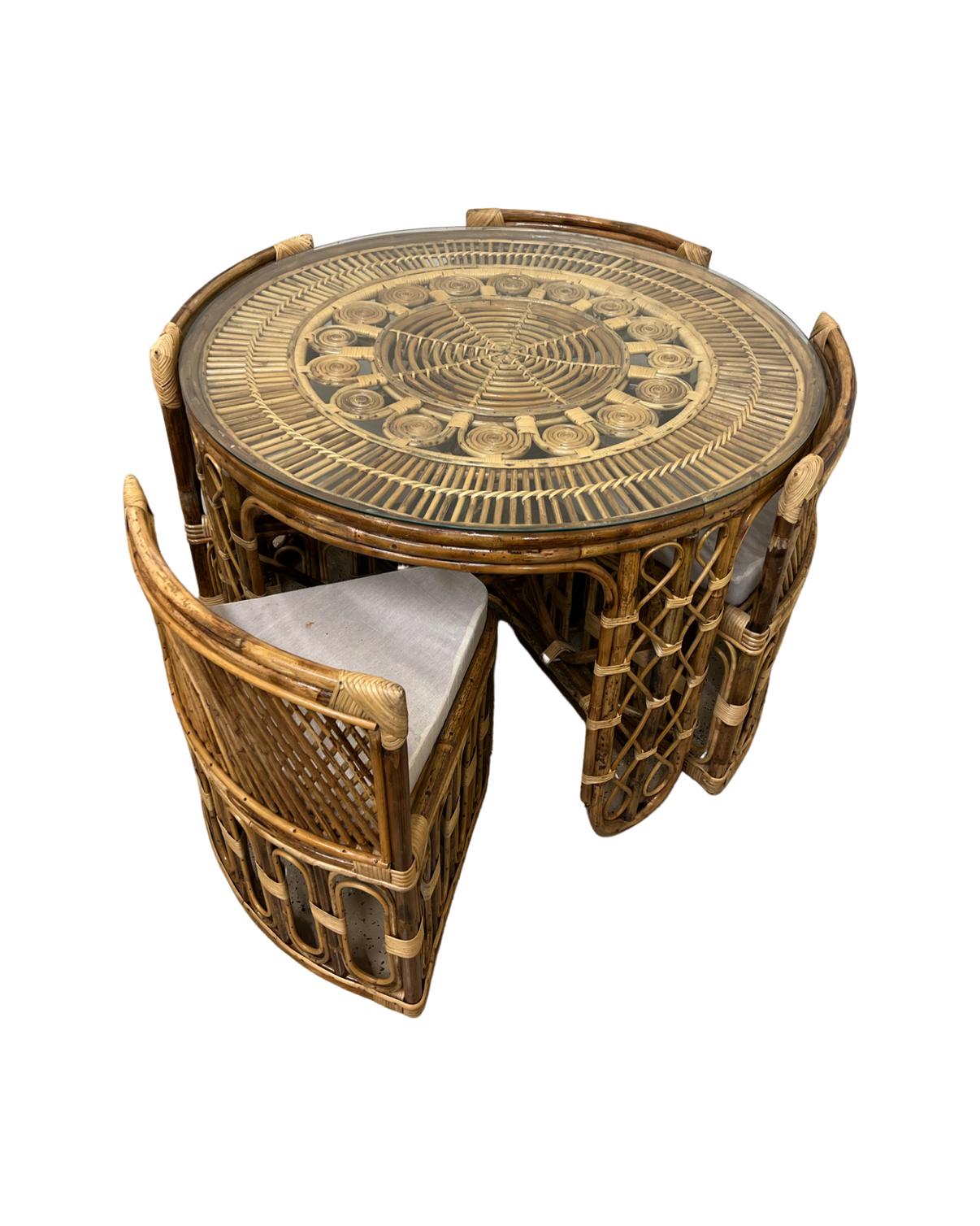 Penelope Game Table and Chairs – Varnish Collection